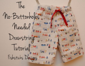 The No-Buttonholes-Needed Drawstring Tutorial
